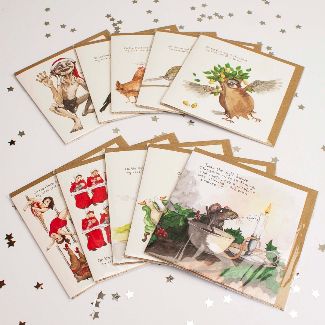 Buy 12 Cards for Thirty Pounds - Etsy