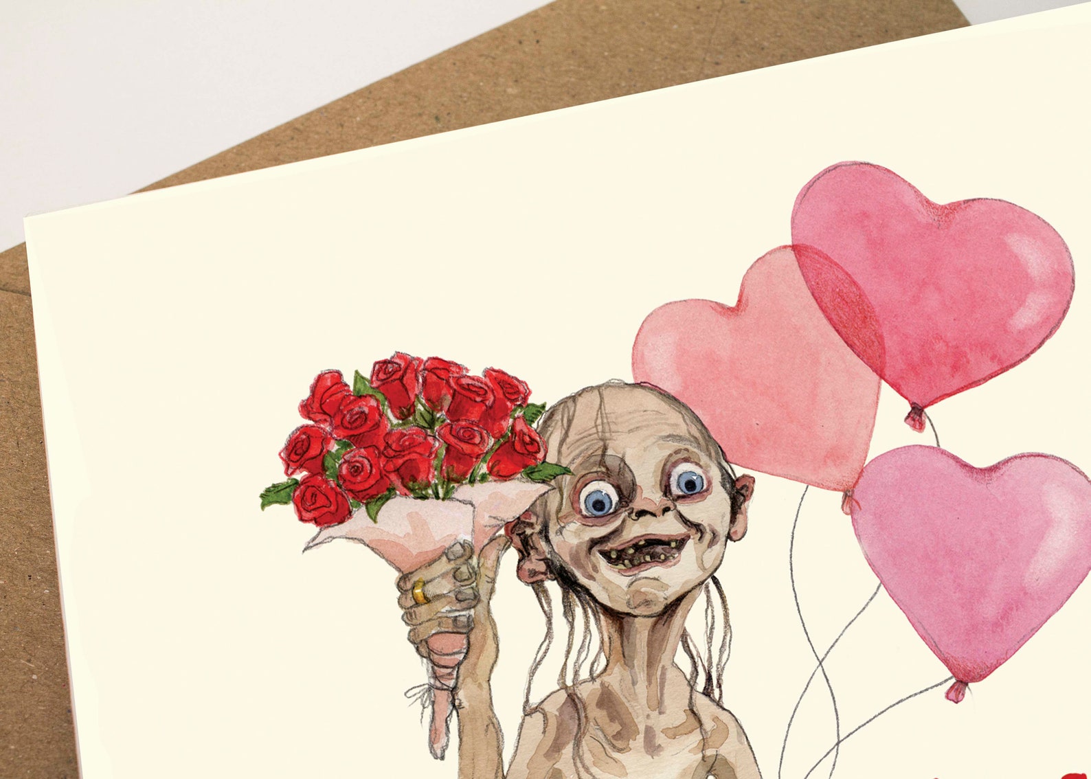 You Are My Precious Card Funny Valentine Card Gollum | Etsy Canada