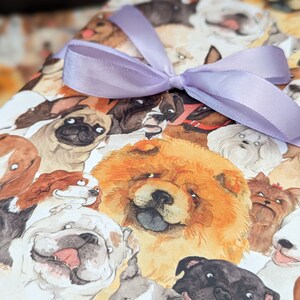 Dog Wrapping Paper, Quirky Wrapping Paper, Cute Dog Gift Wrap, Dog ...