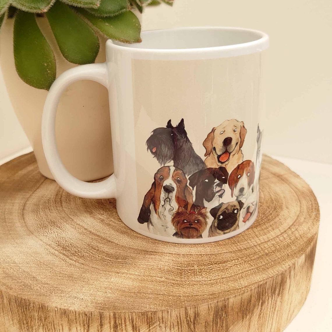 Cute Dogs Mug Doggy Coffee Mug Gift for Her Gift for Him | Etsy