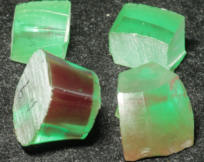 Space Laser Christmas Garnet Facet Rough, Lab Cr+nd YAG Yttrium ...