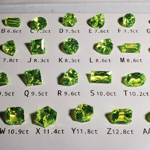 Luag Lumogarnet, You Pick Lutetium Aluminum Garnet Loose Cut Stones ...