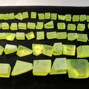 Luag Lumogarnet, Lutetium Aluminum Garnet Facet Rough You Select ...