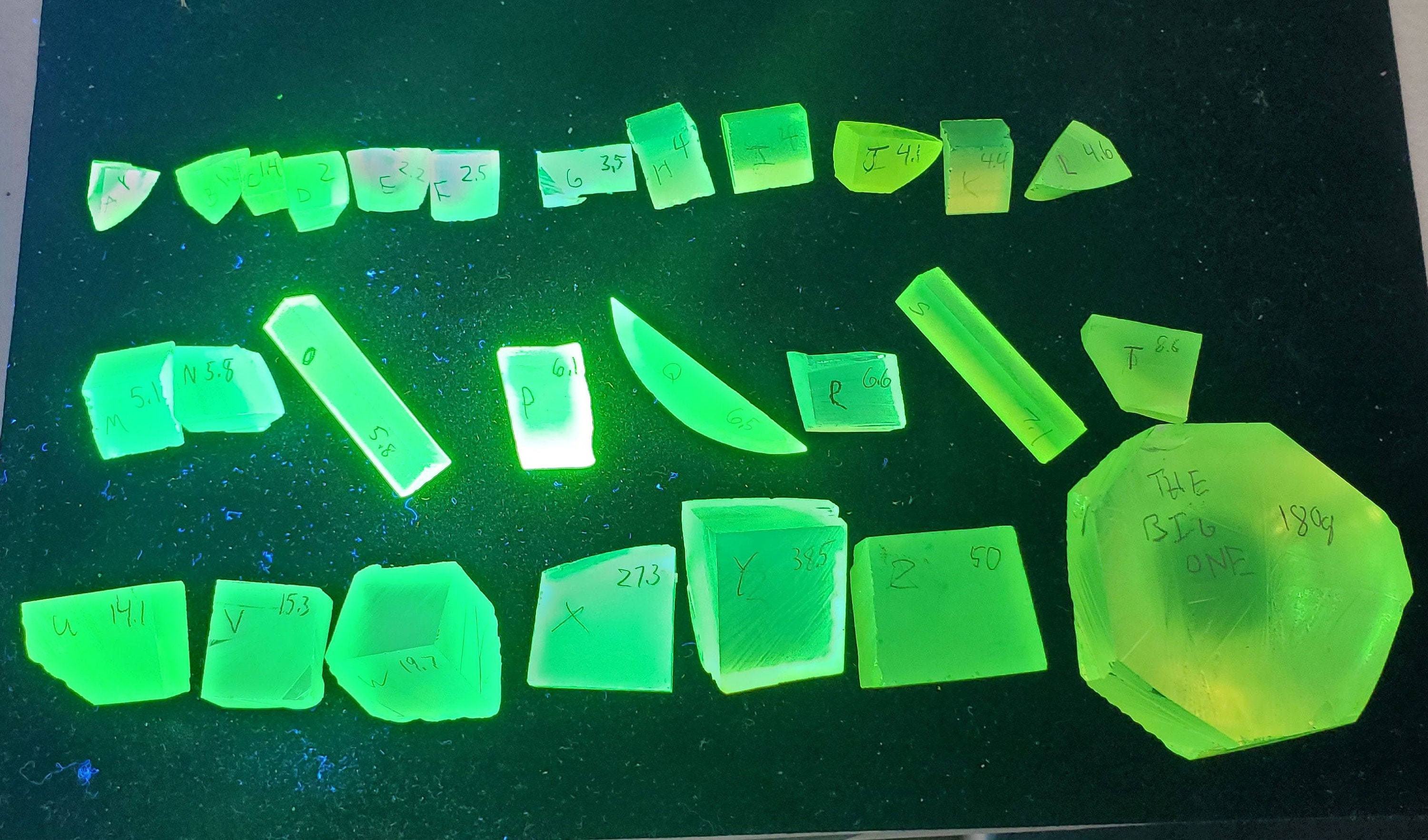 Luag Lumogarnet Lutetium Aluminum Garnet Facet Rough You - Etsy Australia