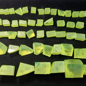 Luag Lumogarnet, Lutetium Aluminum Garnet Facet Rough You Select ...