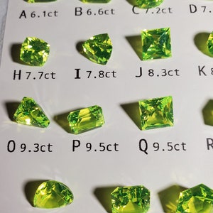 Luag Lumogarnet, You Pick Lutetium Aluminum Garnet Loose Cut Stones ...