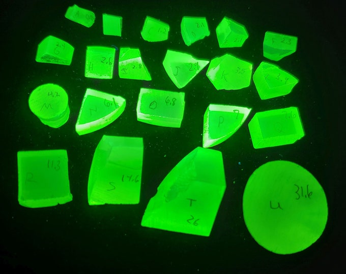 Extra Bright Luag Lumogarnet, Lutetium Aluminum Garnet Facet Rough You ...