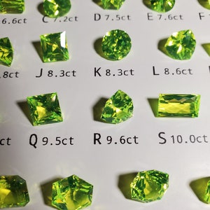 Luag Lumogarnet, You Pick Lutetium Aluminum Garnet Loose Cut Stones ...