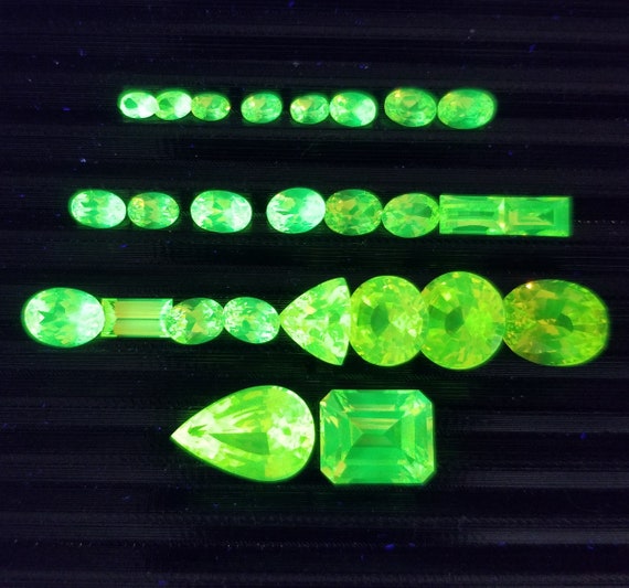 Luag Lumogarnet You Pick Lutetium Aluminum Garnet Loose Cut - Etsy