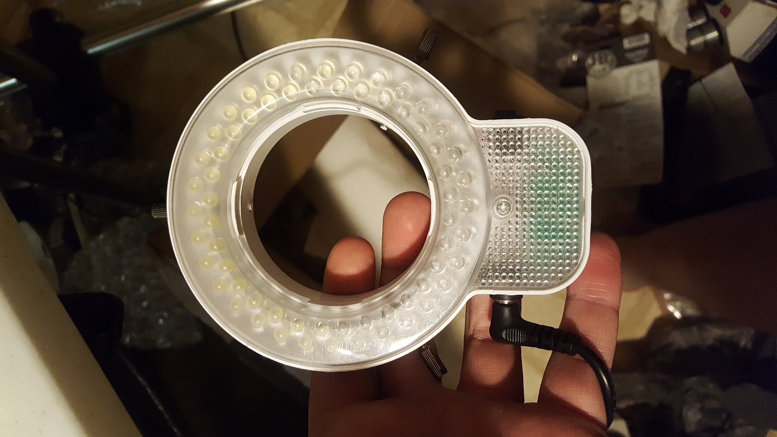 Microscope LED Ring Light Dimmable LED Ring Light for Stereo | Etsy