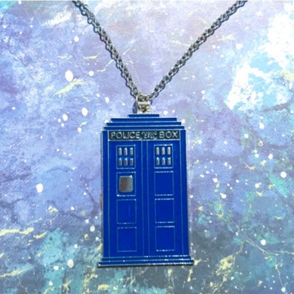 Tardis Necklace - Etsy