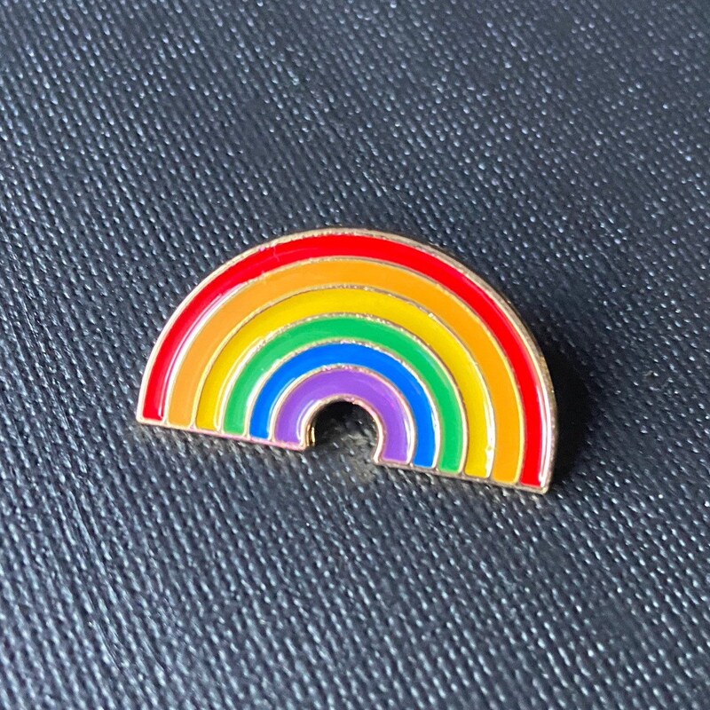 Rainbow Pins - Etsy