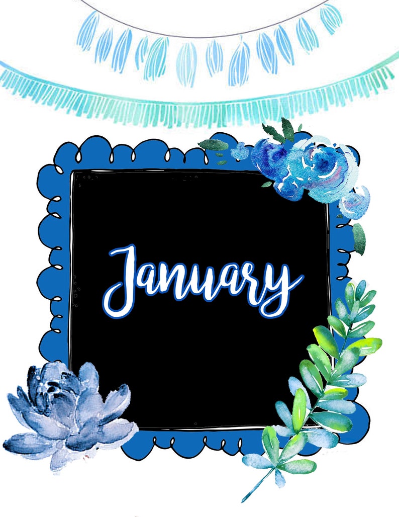 Monthly Binder Covers - Organization for Teachers and More! - Etsy