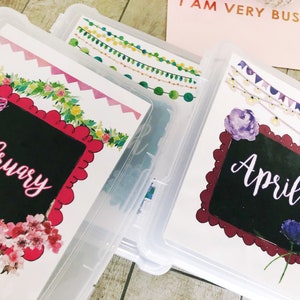 Monthly Binder Covers - Organization for Teachers and More! - Etsy