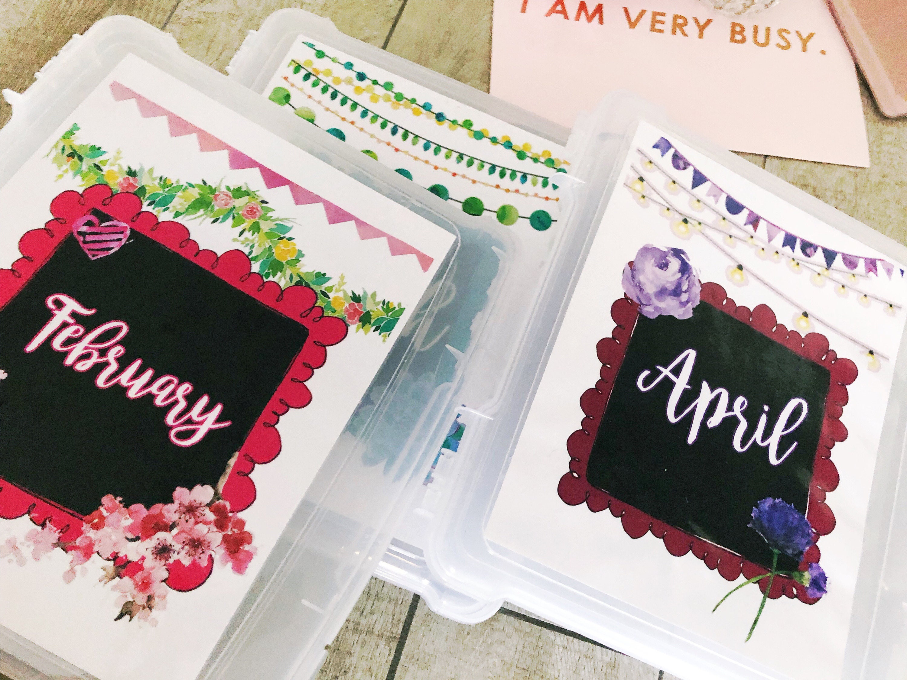 Monthly Binder Covers - Organization for Teachers and More! - Etsy