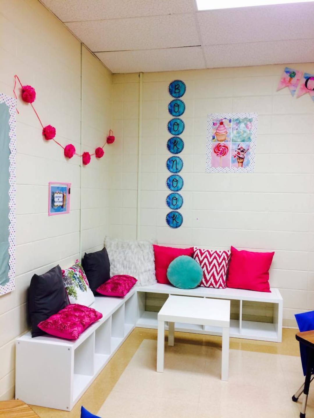 Classroom Library Sign - Watercolor Trendy Design - Book Nook ...