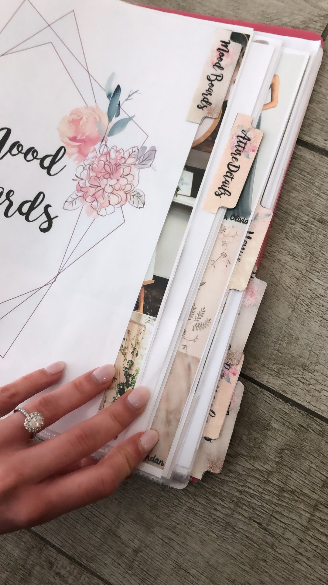 Wedding Planner Binder Tabs Printable Organization for Bride - Etsy