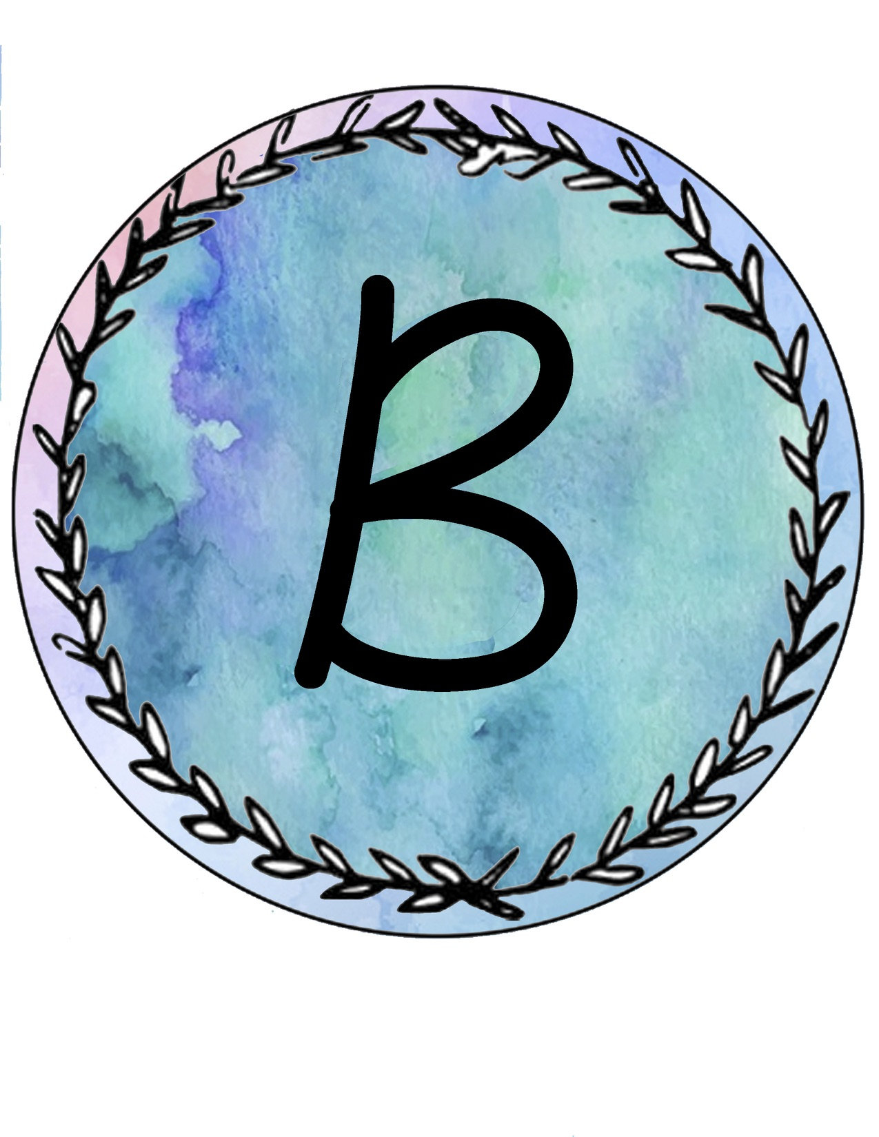 Classroom Library Sign - Watercolor Trendy Design - Book Nook ...