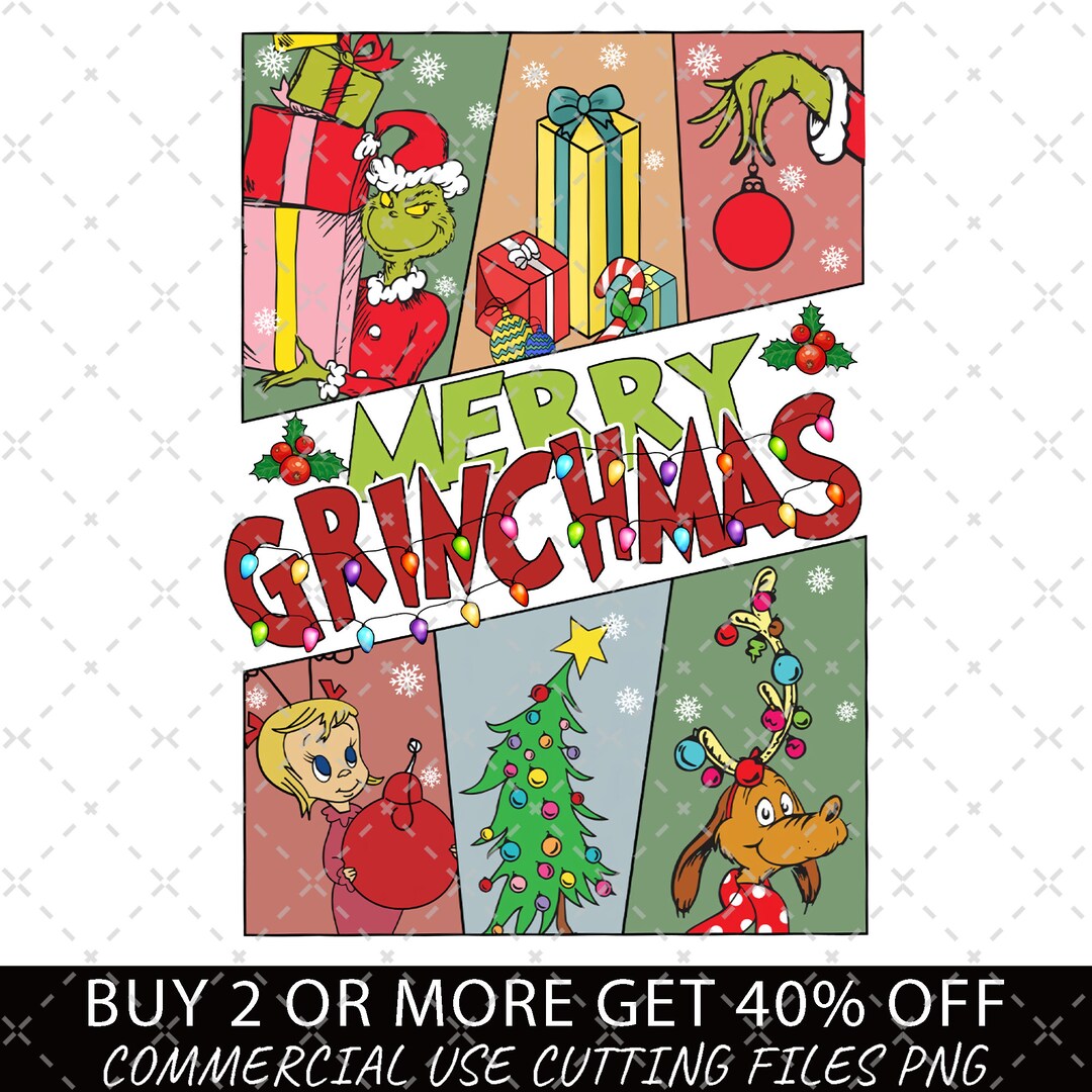 Grinch Face LAYERED Dr. Seuss Christmas SVG & PNG Designs, Stickers, Custom Cups, Shirts ...