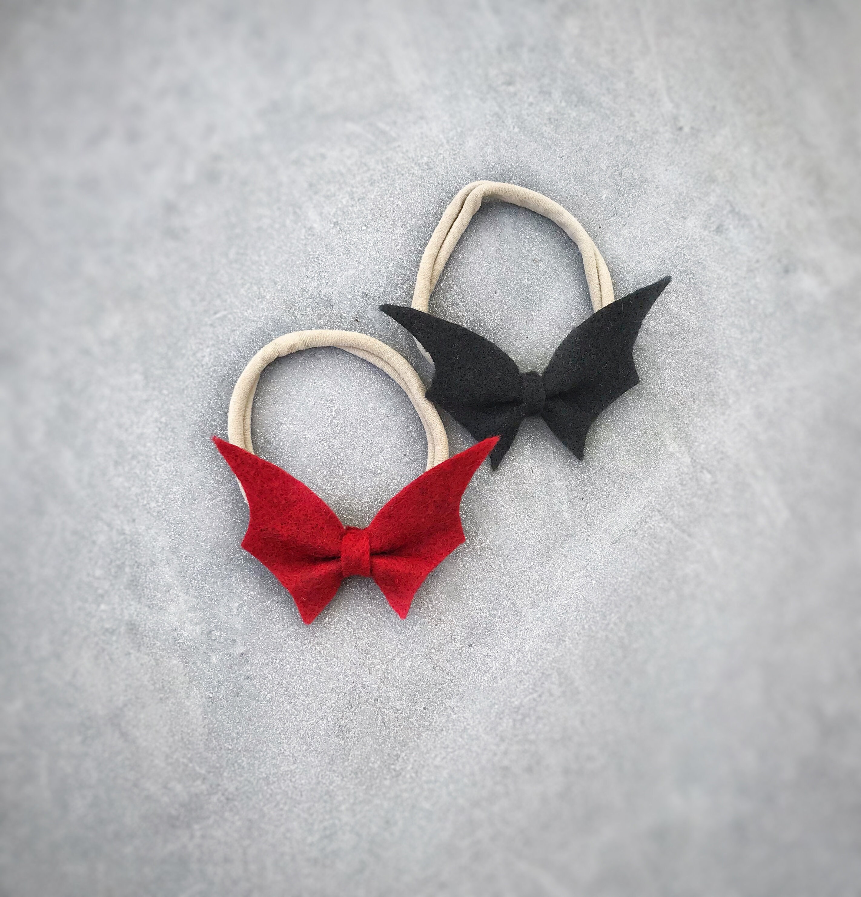 Halloween Bat Felt Headband Set: Baby Girls Fall Headbands - Etsy