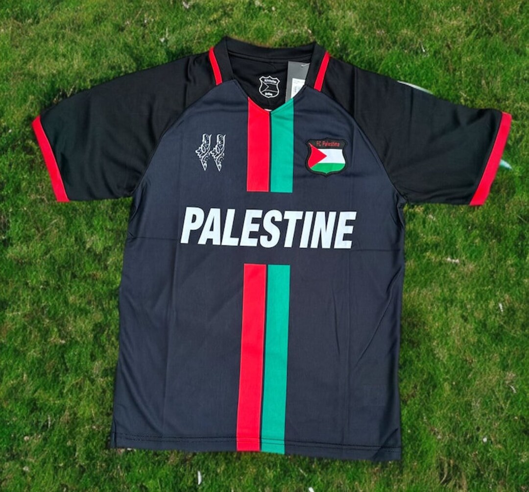 Palestine Football Shirt black - Etsy