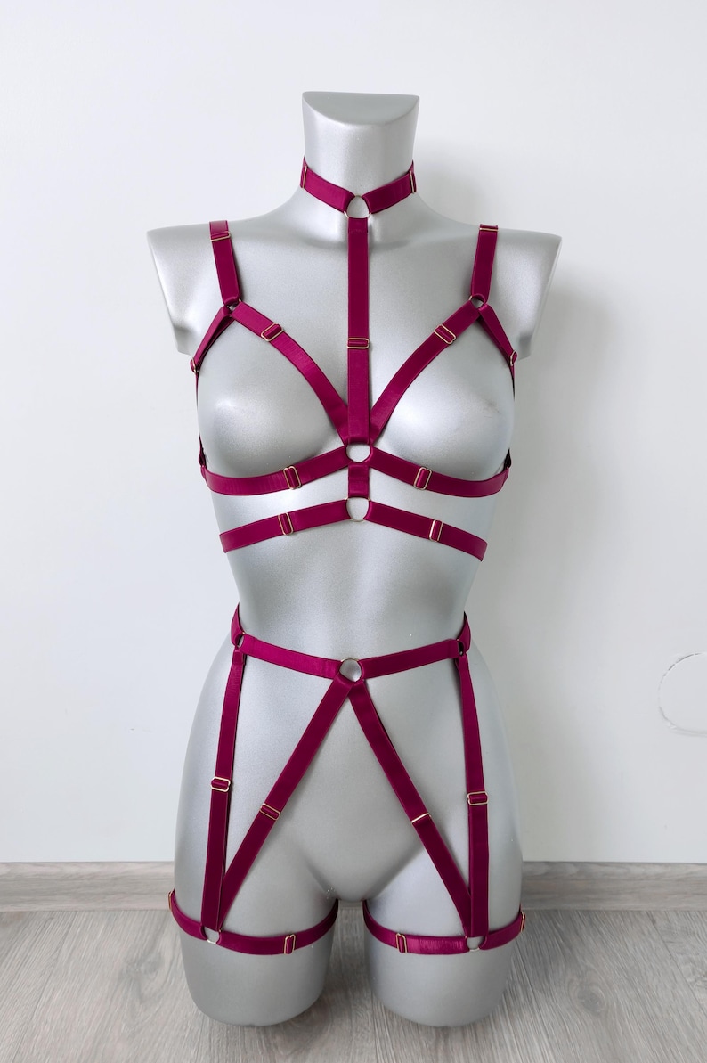 Harness Woman Outfit, Chest Harness for Women, Top Harness Belt ...