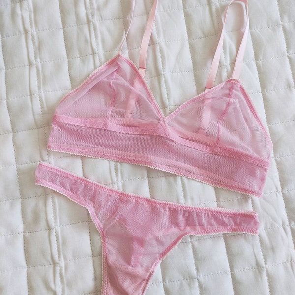 Lingerie transparente - Etsy France