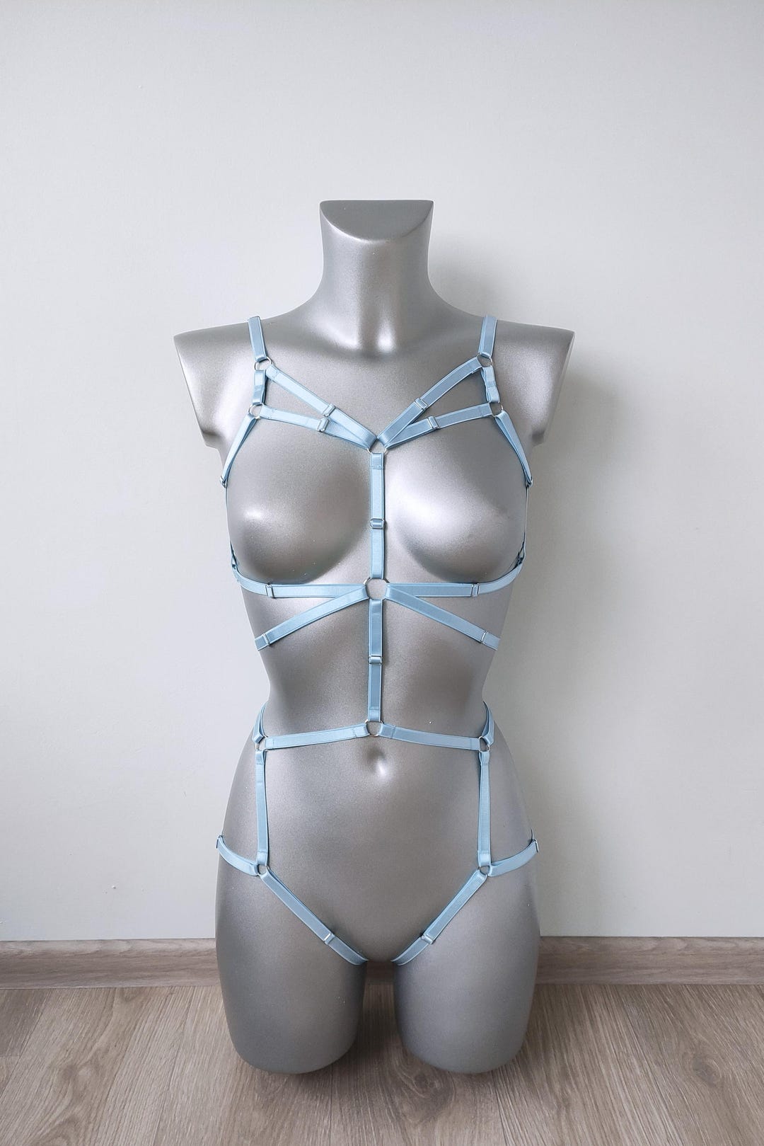 Full Body Harness Set, Body Cage Harness Outfit, Chest Woman Harness, Waist Leg Harness Belt ...