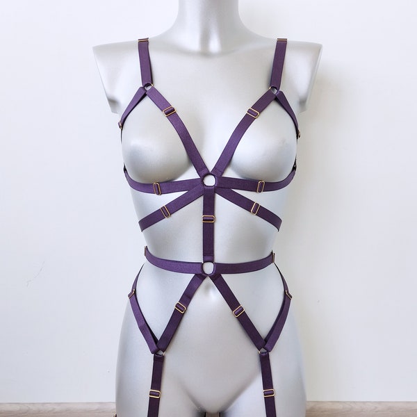 Strappy Body Harness Etsy