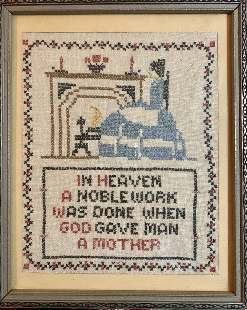 A Noble Work Cross Stitch Pattern Historical Sampler - Etsy