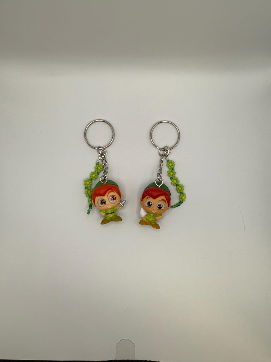 Peter Pan Floral Keychain - Etsy