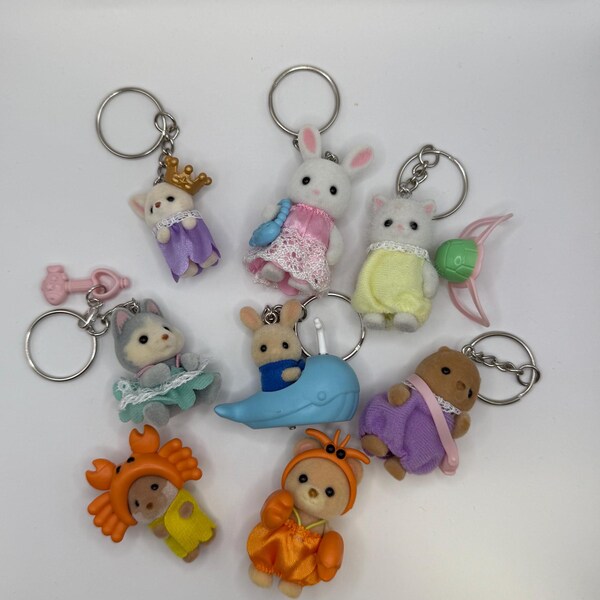 Calico Critters Keychain - Etsy