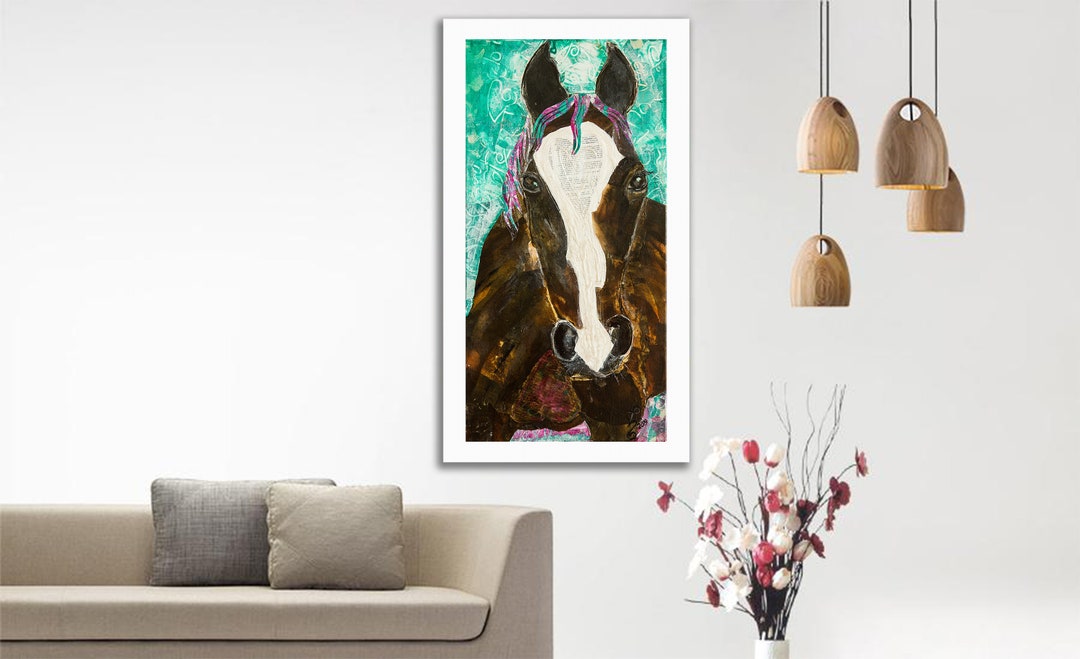 Equine Art-Equine Fine Art Prints-Equine Mixed Media-Horse Wall Art ...