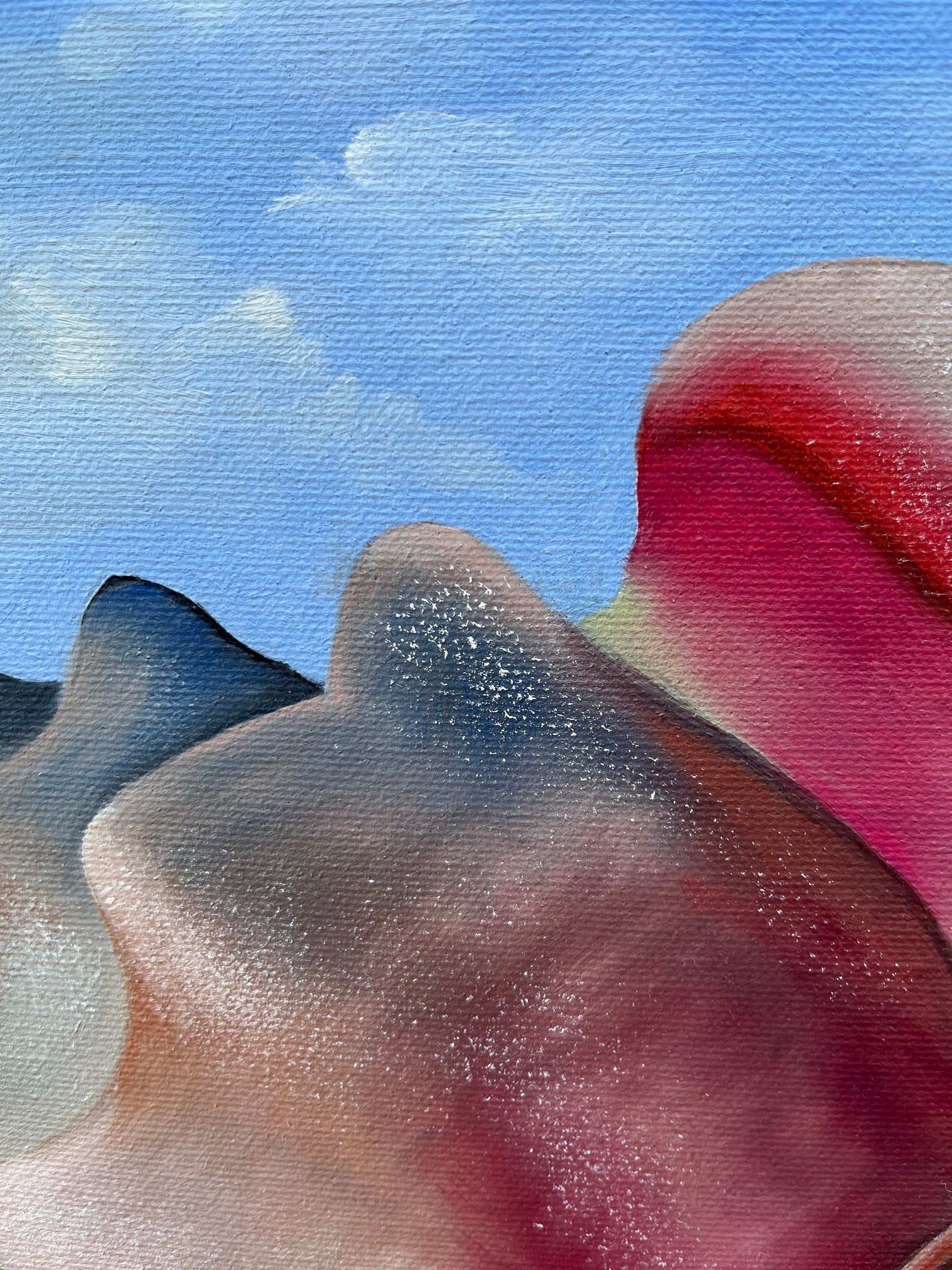 Crab Oil Painting Colorful Crab Oil on Canvas Beach Painting - Etsy