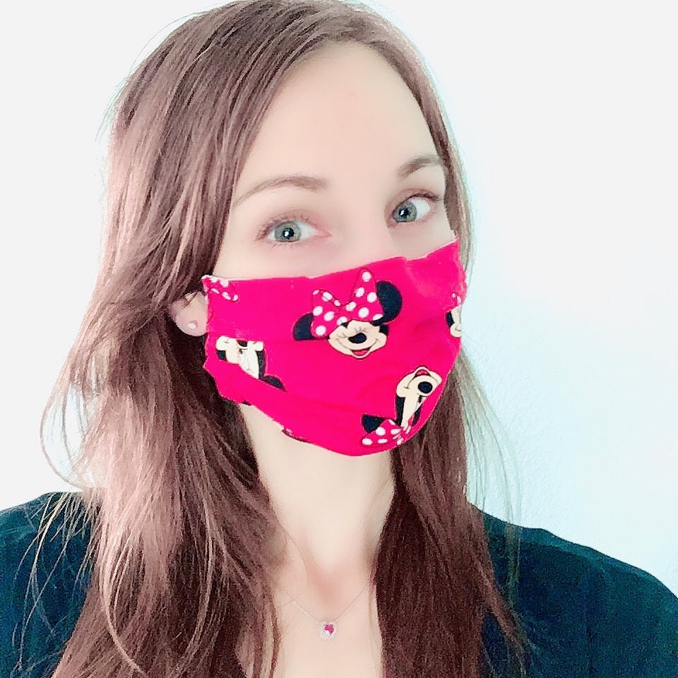 Valentine Day Heart Face Mask Nose Wire Optional Filter | Etsy