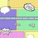 DIY Comic Book Kit Templates With 26 Different Comic Book Page Template ...