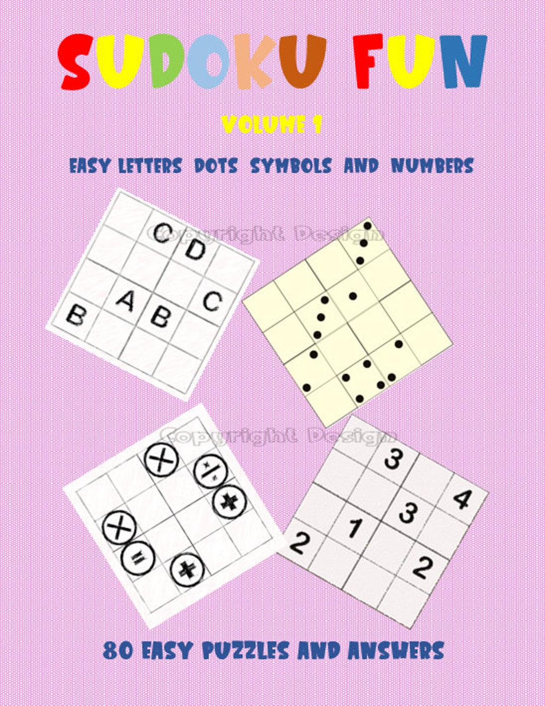 Printable Sudoku Puzzles for Kids and Adults – 80 Large Print Brain ...