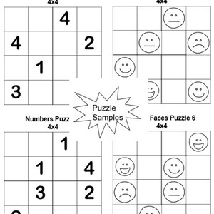 Sudoku Easy 4 X 4 Puzzles Volume 2 Design for Kids and Adults - Etsy
