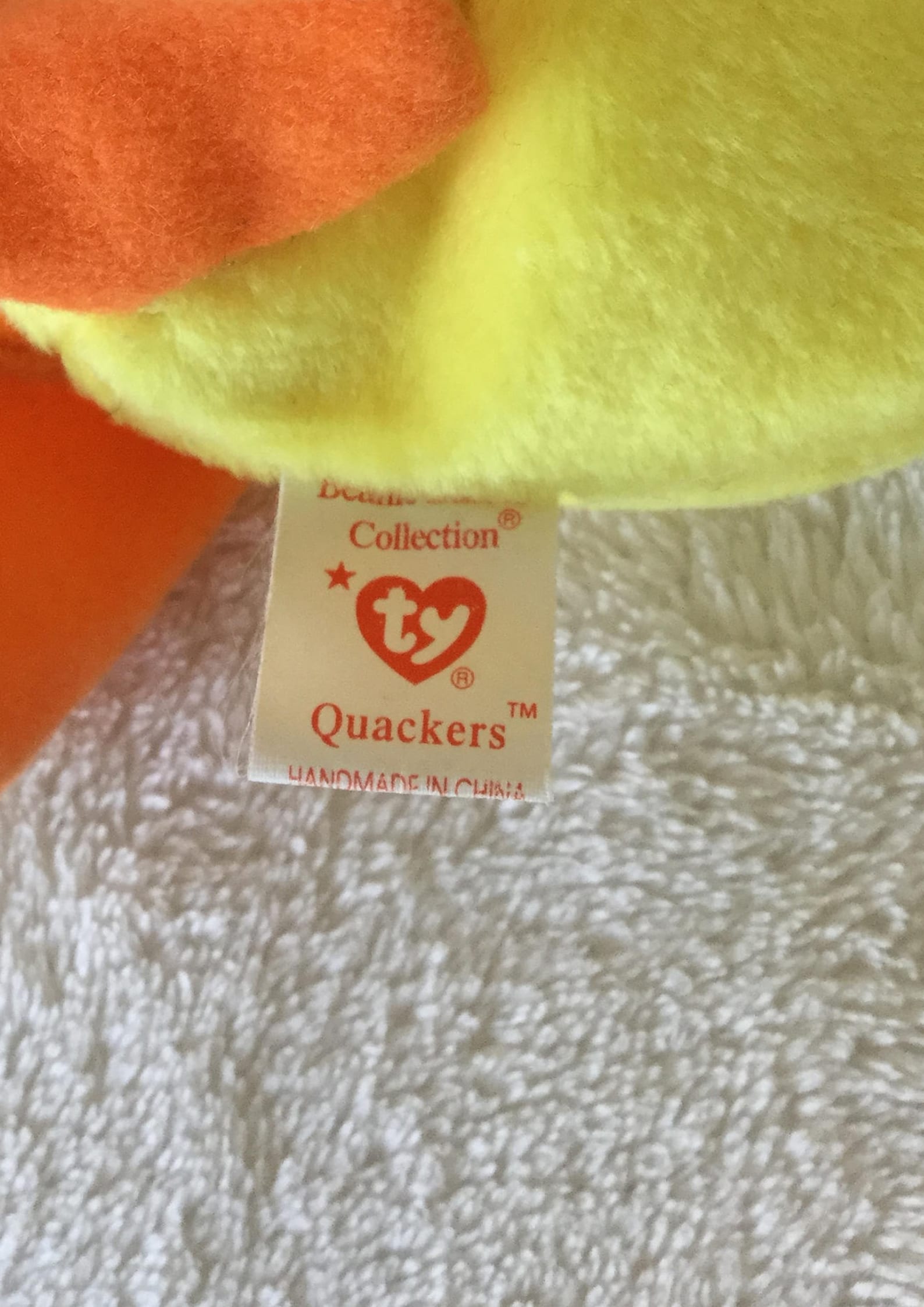 Rare 1994 Ty QUACKERS Beanie Baby Retired With Numerous | Etsy