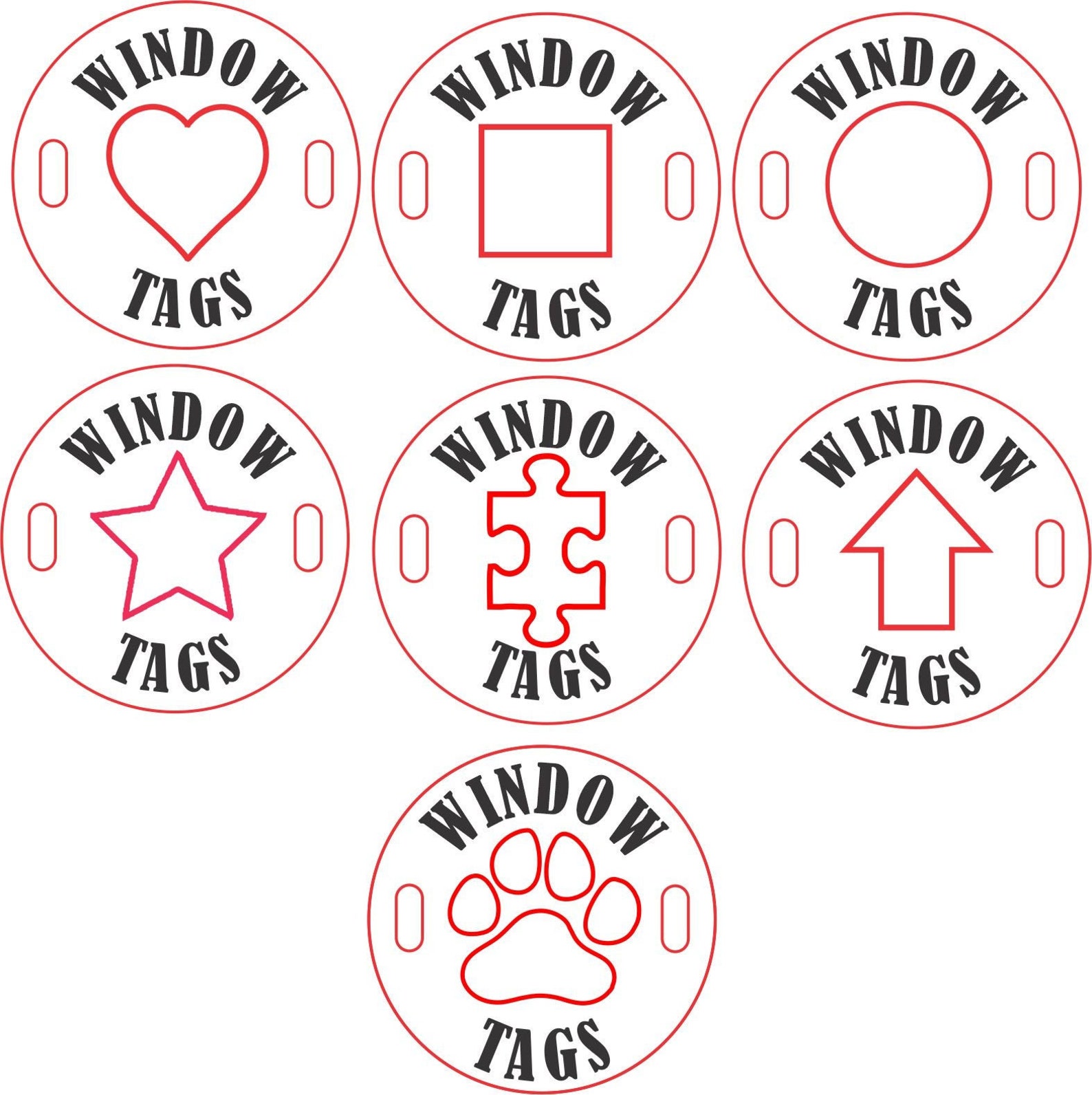 WINDOW TAG Custom Wood Laser Etched Tag Personalized Etched - Etsy