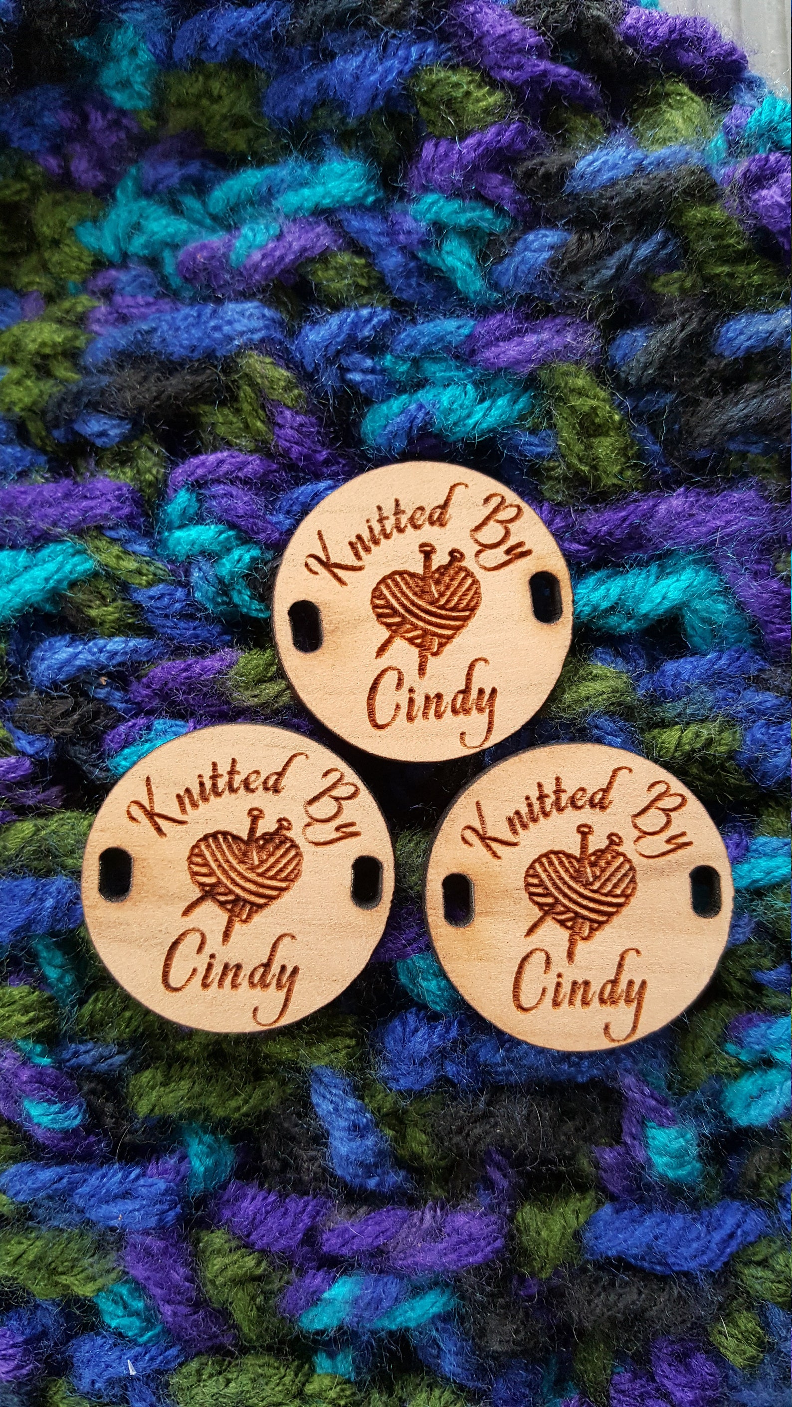 CUSTOM WOOD Laser Etched ROUND tag Personalized Etched Wooden | Etsy