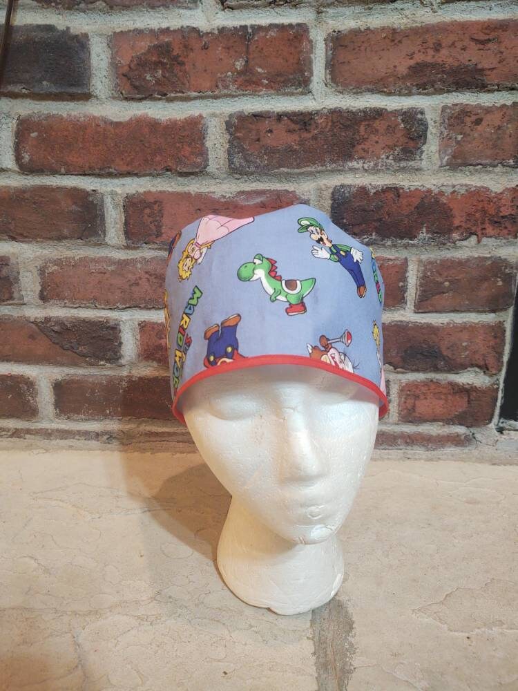 Mario Luigi Yoshi & Princess Surgical Scrub Cap Unisex - Etsy