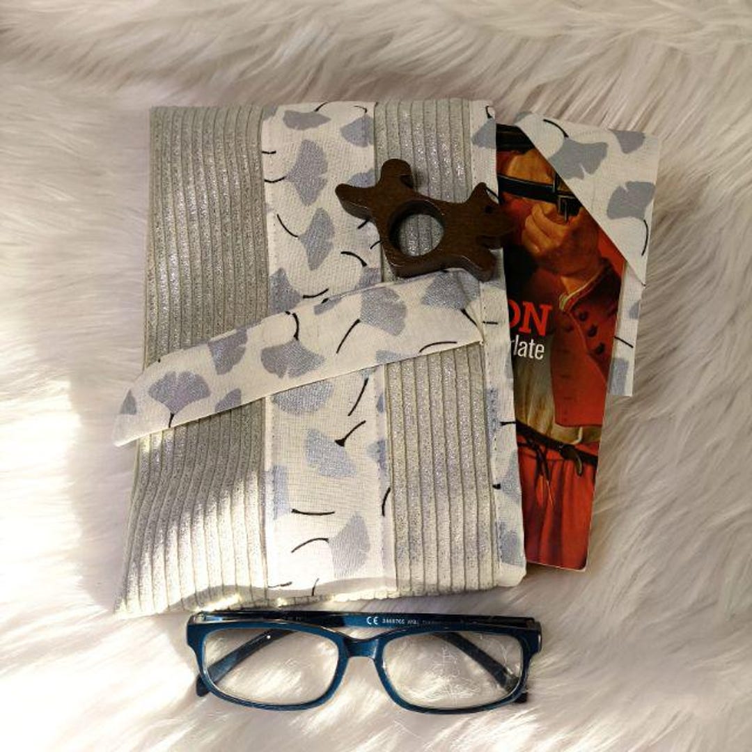 Paperback Book Cover, Book Sleeve, With Bookmark and Reading Ring - Etsy