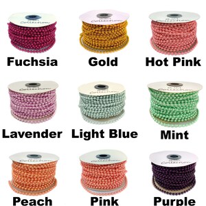4MM Faux Pearl Plastic Beads String 24 Yard - Etsy