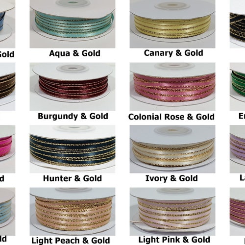 1/8 DOUBLE FACE Silky SATIN Ribbon 100% Polyester Choose - Etsy