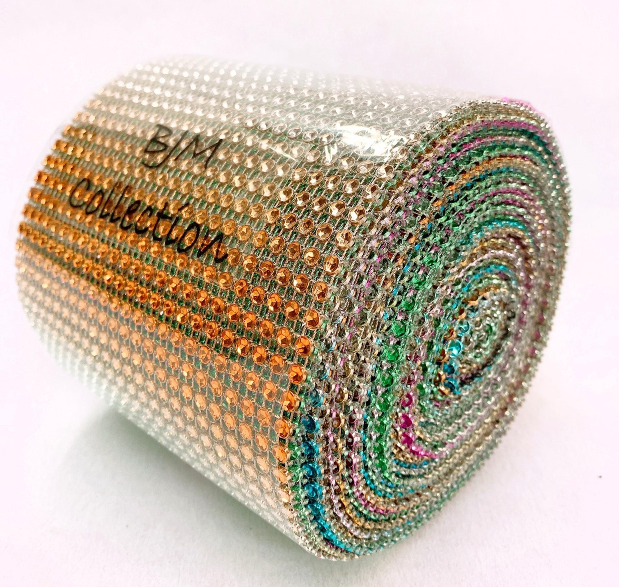 4.75 X 10 Yards 24 Rows Rainbow Multi Color Diamond - Etsy
