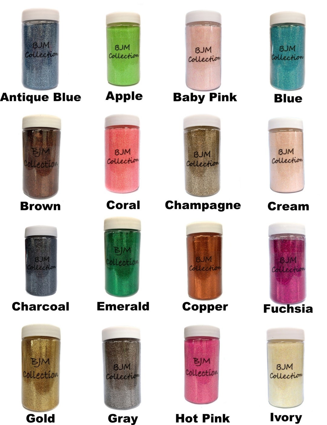 BJM Collection 100 Grams Fine Glitter Powder Bottle Art Craft - Etsy