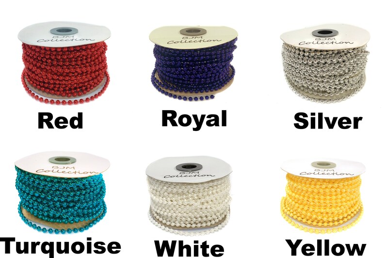 4MM Faux Pearl Plastic Beads String 24 Yard - Etsy