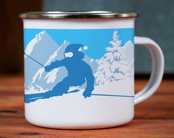 Ski Coffee Mug - Etsy