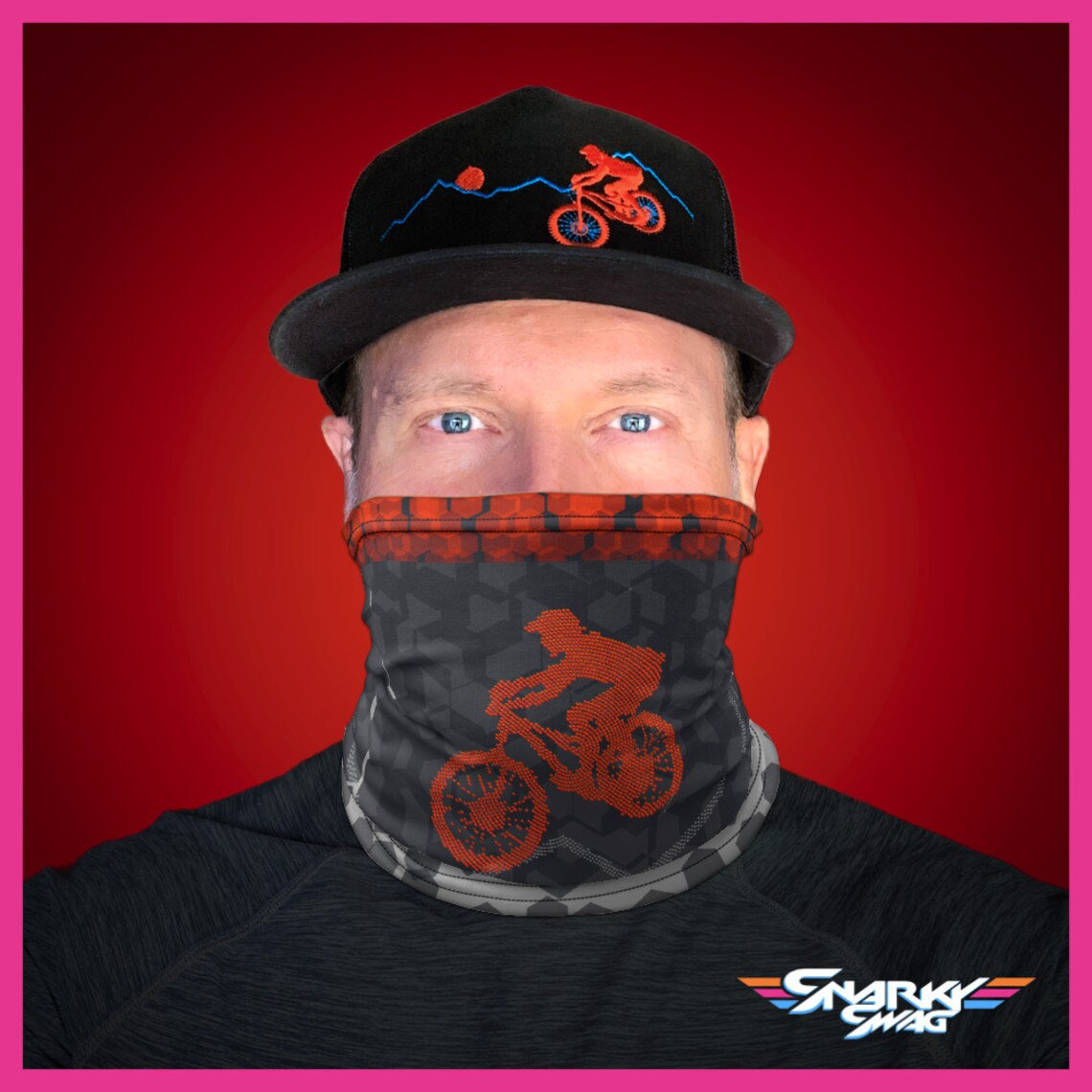 MTB Neck Gaiter MTB Face Mask Mountain Bike Face Cover - Etsy